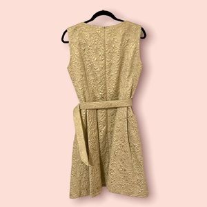 Pauw Amsterdam | Dresses | Nwt Pauw Amsterdam Gold Brocade Belted Aline ...